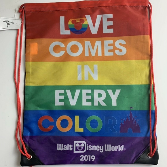 Disney | Bags | Disney Love Comes In Every Color Backpack Pride | Poshmark